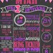 Chevron Pink and Purple First Birthday Chalkboard Poster 1st Birthday ...