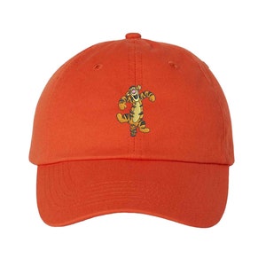 Tigger Hat Adult Kid Sizes, Pooh Friends, Tigger Embroidered Hat ...