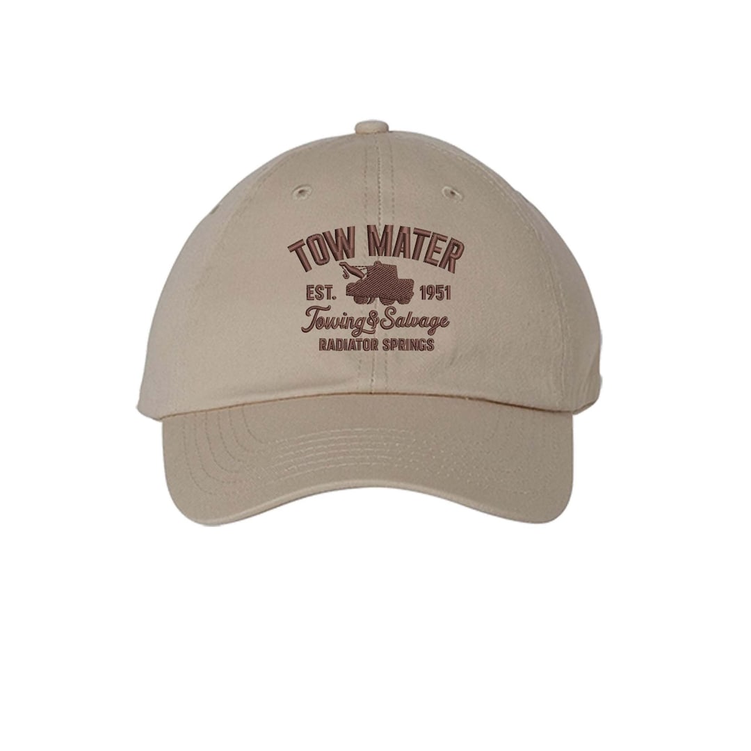 Cars Tow Mater Towing and Salvage Hat, Disney Cars Mater Hat ...