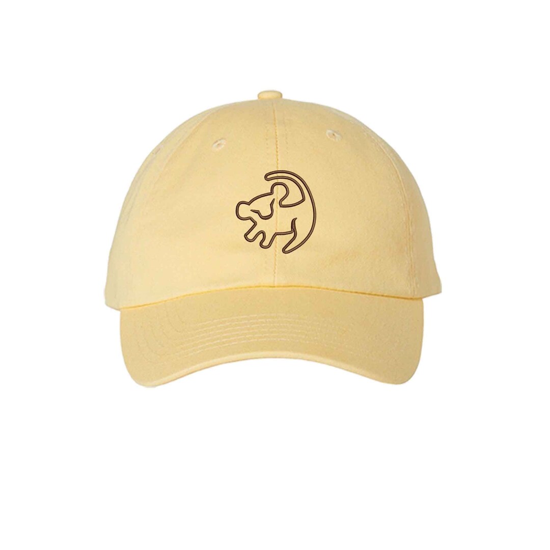 Simba Outline Embroidered Hat, Simba Hat, Disney Animal Kingdom, Lion ...