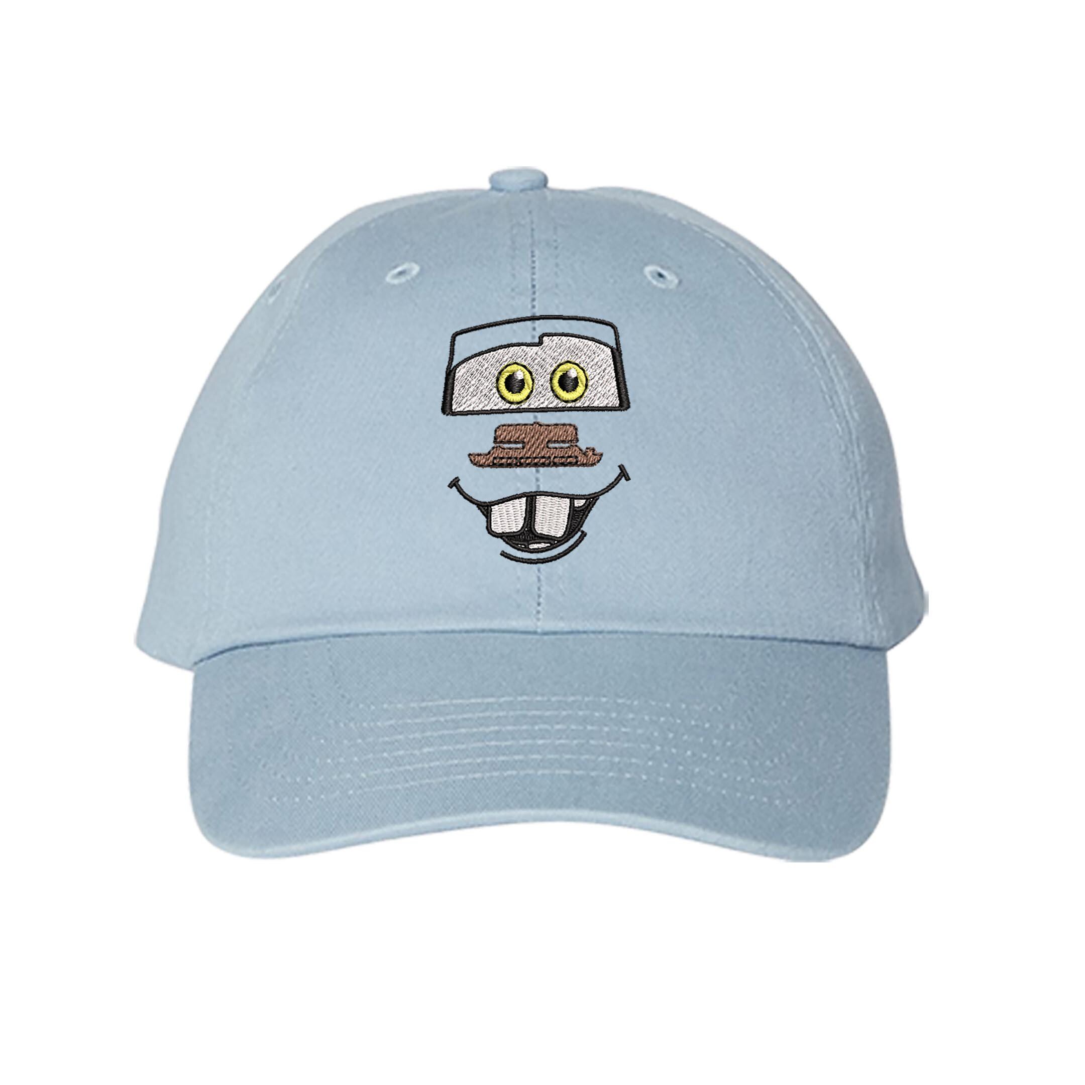 Cars Tow Mater Face Embroidered Hat Lightning Mcqueen Disneyland WDW ...