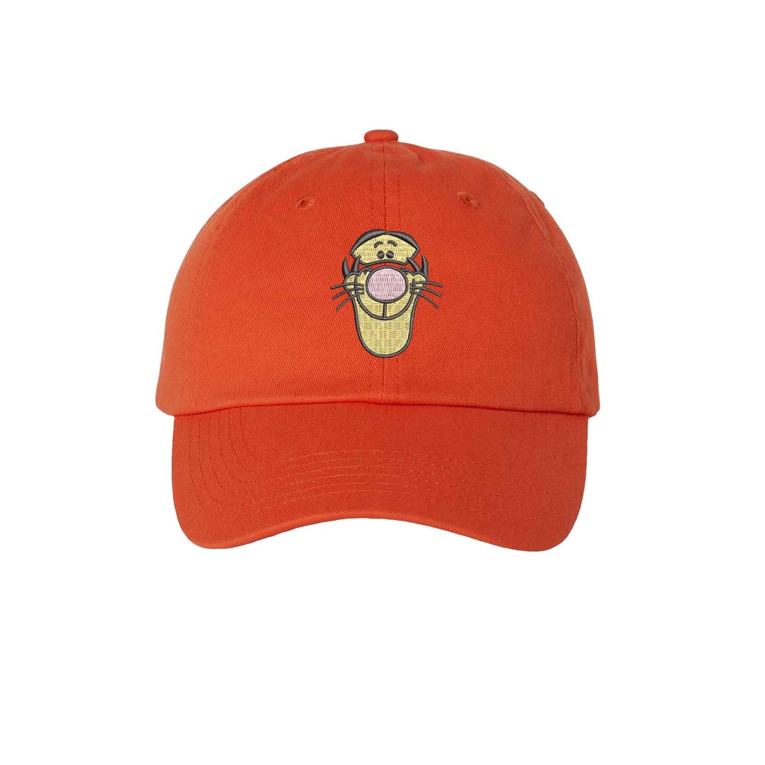 Tigger Face Hats, Pooh Friends Piglet Eeyore Tigger Faces Embroidered ...