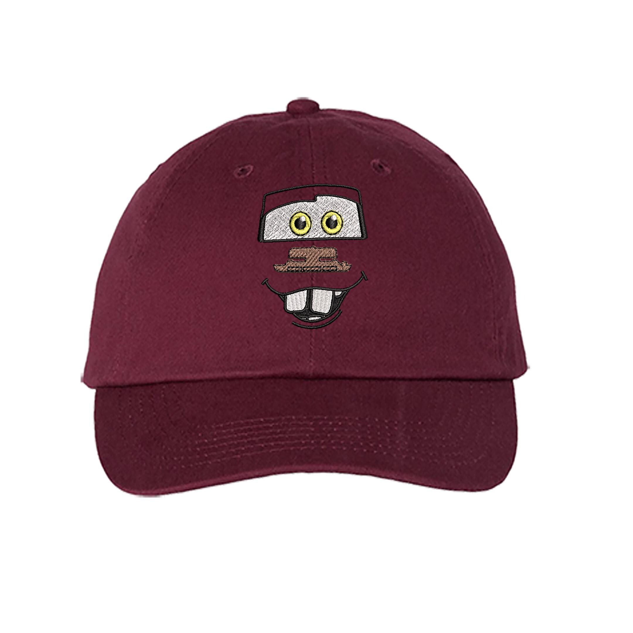 Cars Tow Mater Face Embroidered Hat Lightning Mcqueen Disneyland WDW ...