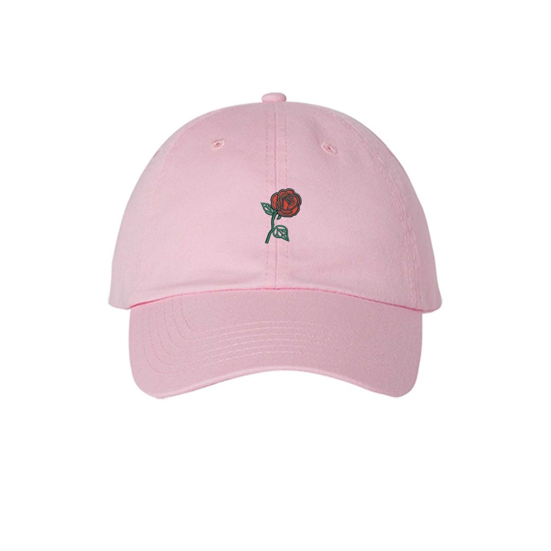 Enchanted Rose Embroidered Hat Princess Belle Rose Flower Cap Magic ...