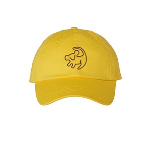 Simba Outline Embroidered Hat, Simba Hat, Disney Animal Kingdom, Lion ...