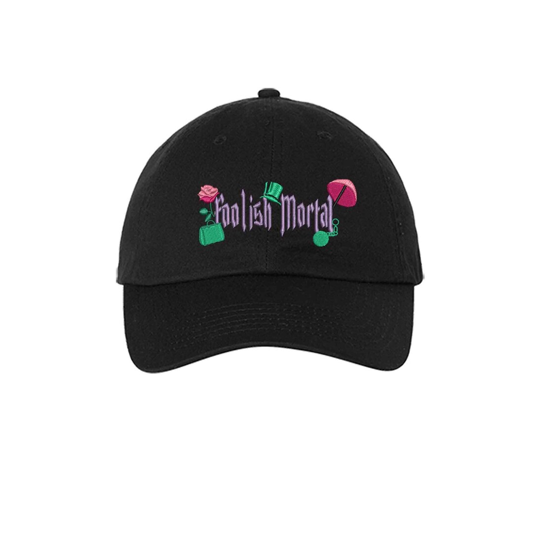 Foolish Mortal Hat, Adult Kids Sizes, Foolish Mortal Embroidered Hat ...