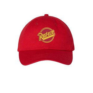 Bumper Ointment Rust-eze Logo Embroidered Cars Lightning Mcqueen Hat ...