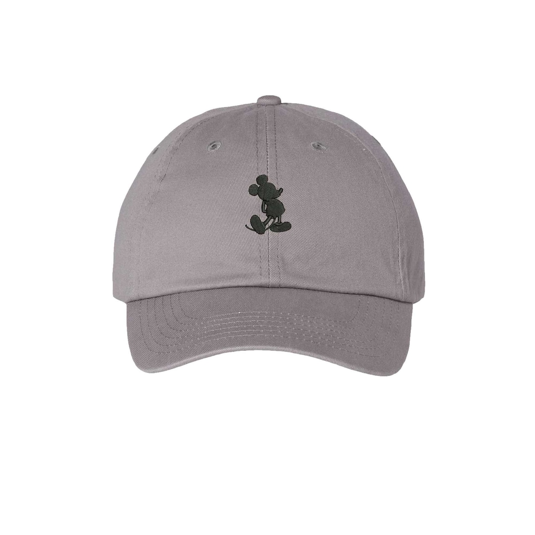 Mickey Mouse Hat Adult Kids Sizes, Mickey Silhouette Embroidered Hat ...
