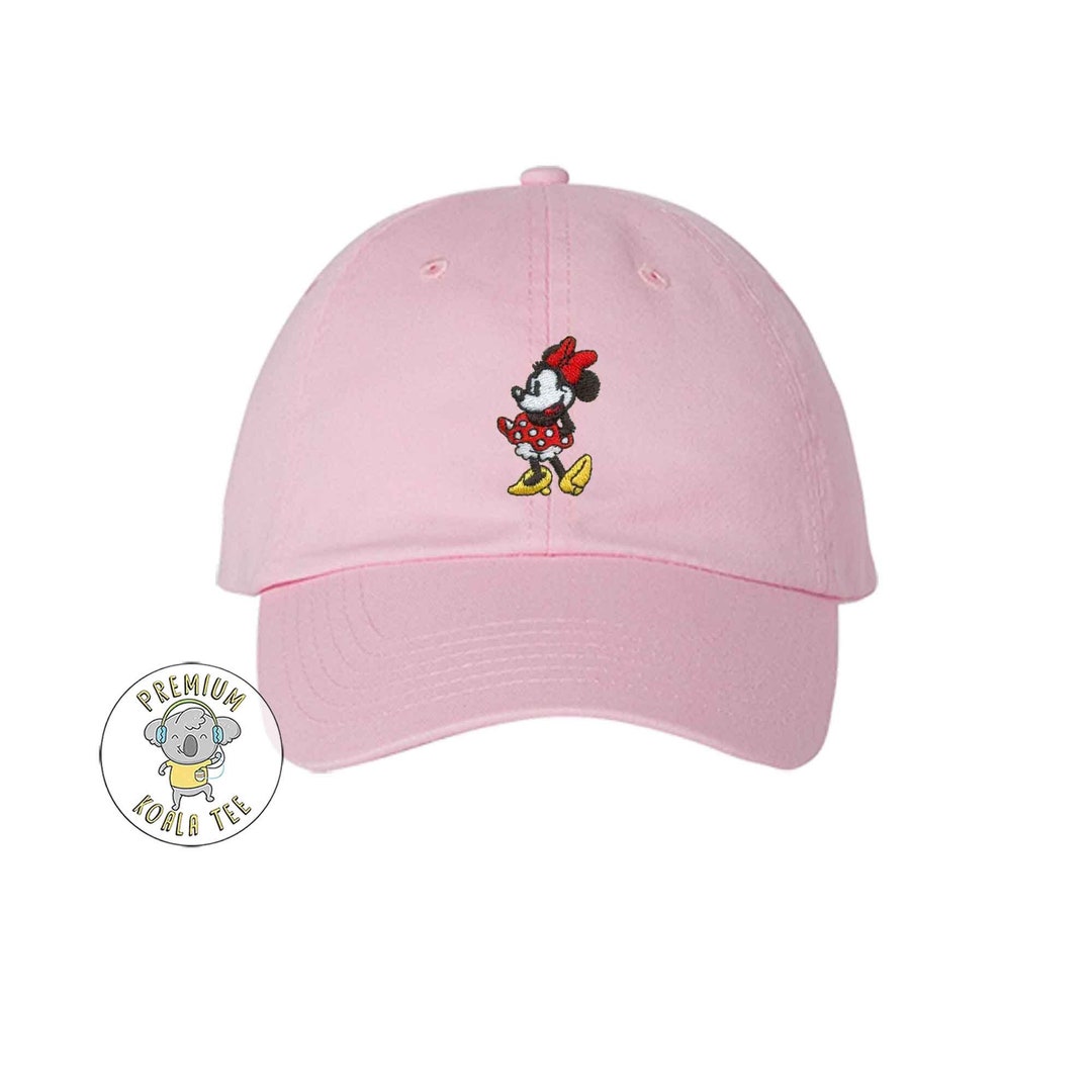 Minnie Mouse Hat, Retro Minnie Embroidered Hat, Minnie Bow, Magic ...