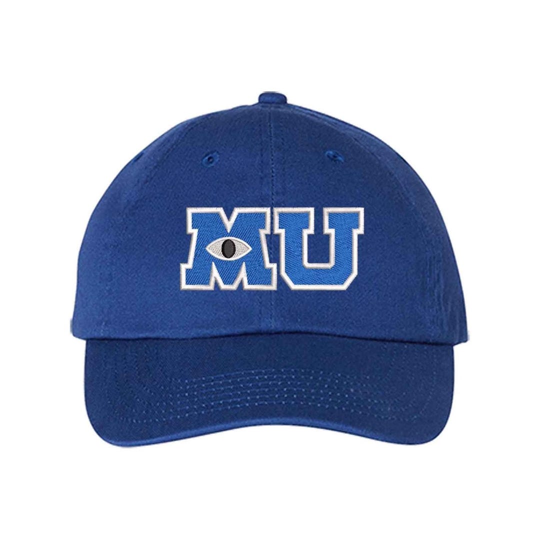 Monsters University MU Embroidered Hat, Adult Kids Sizes, Mike Wazowski ...
