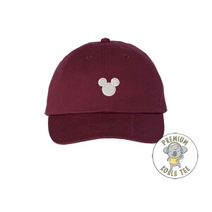 Mickey Mouse Hat, Mickey Ears Silhouette Embroidered Hat, Mickey Ears ...