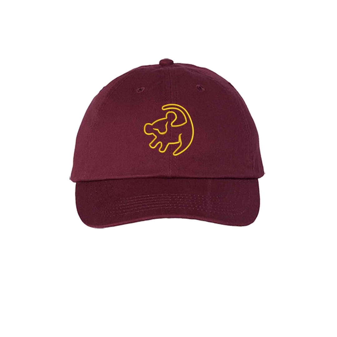 Simba Outline Embroidered Hat Simba Hat Disney Animal - Etsy