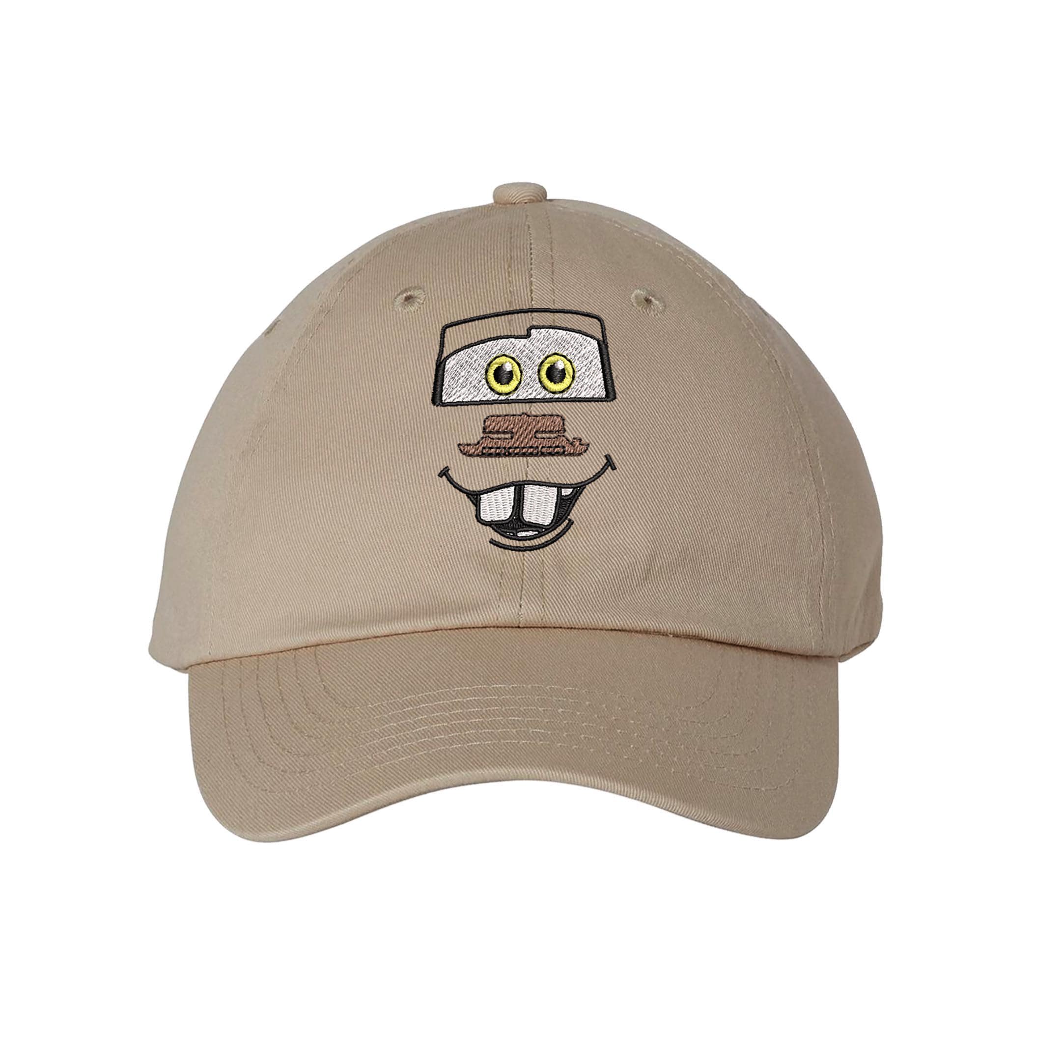 Cars Tow Mater Face Embroidered Hat Lightning Mcqueen Disneyland WDW ...