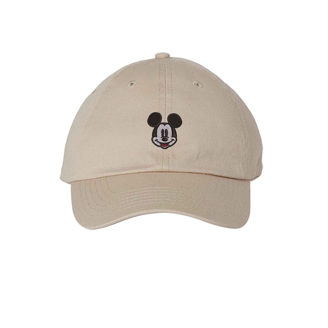 Mickey Mouse Face Hat Adult Kids Sizes, Retro Mickey Embroidered Hat ...