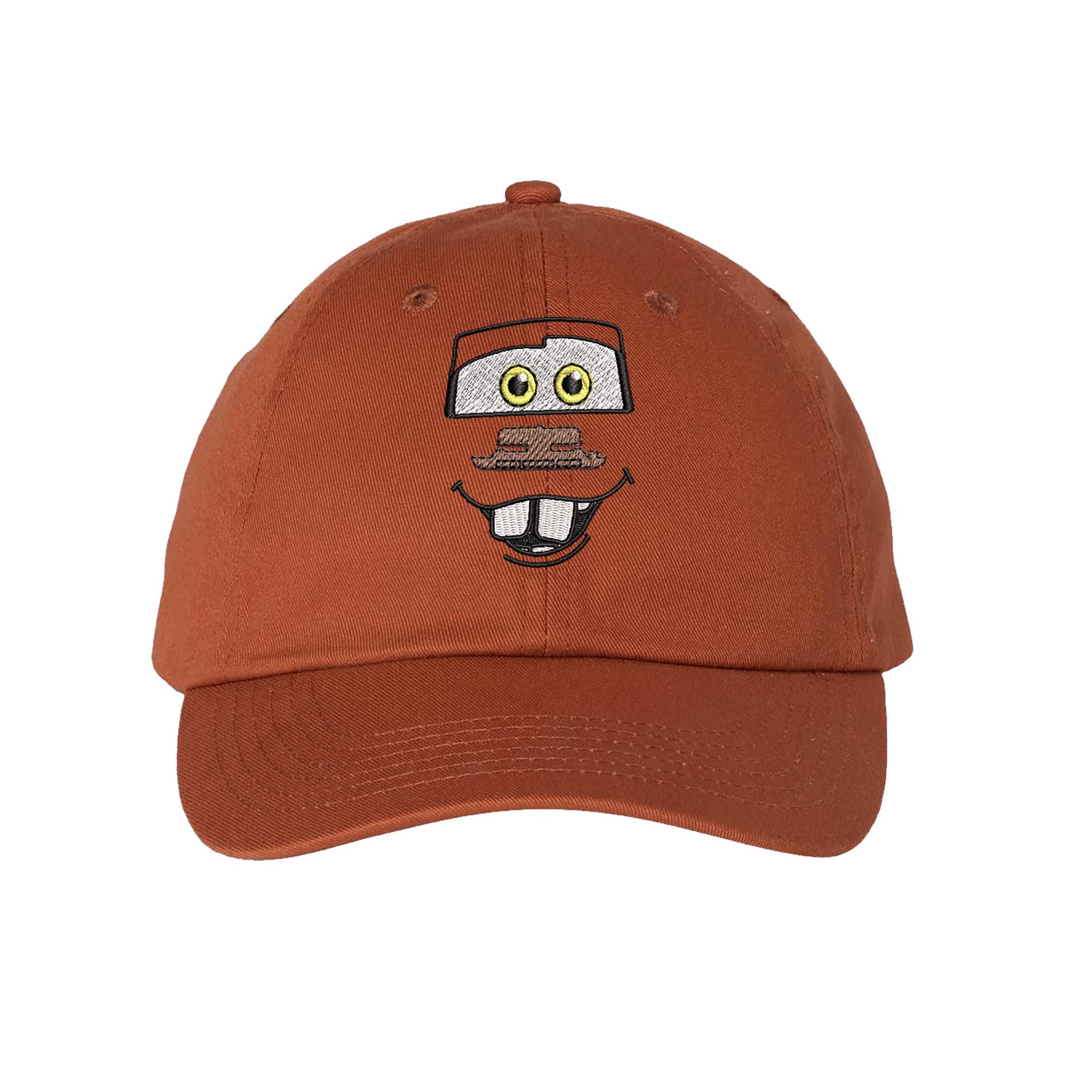 Cars Tow Mater Face Embroidered Hat Lightning Mcqueen Disneyland WDW ...