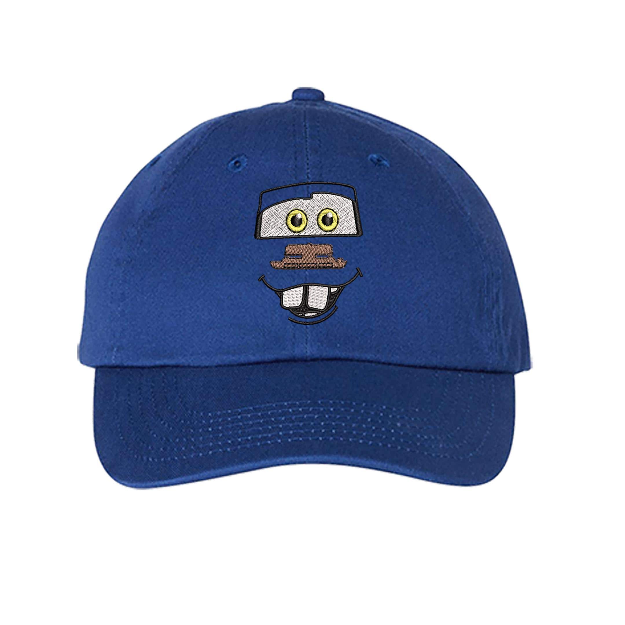 Cars Tow Mater Face Embroidered Hat Lightning Mcqueen Disneyland WDW ...