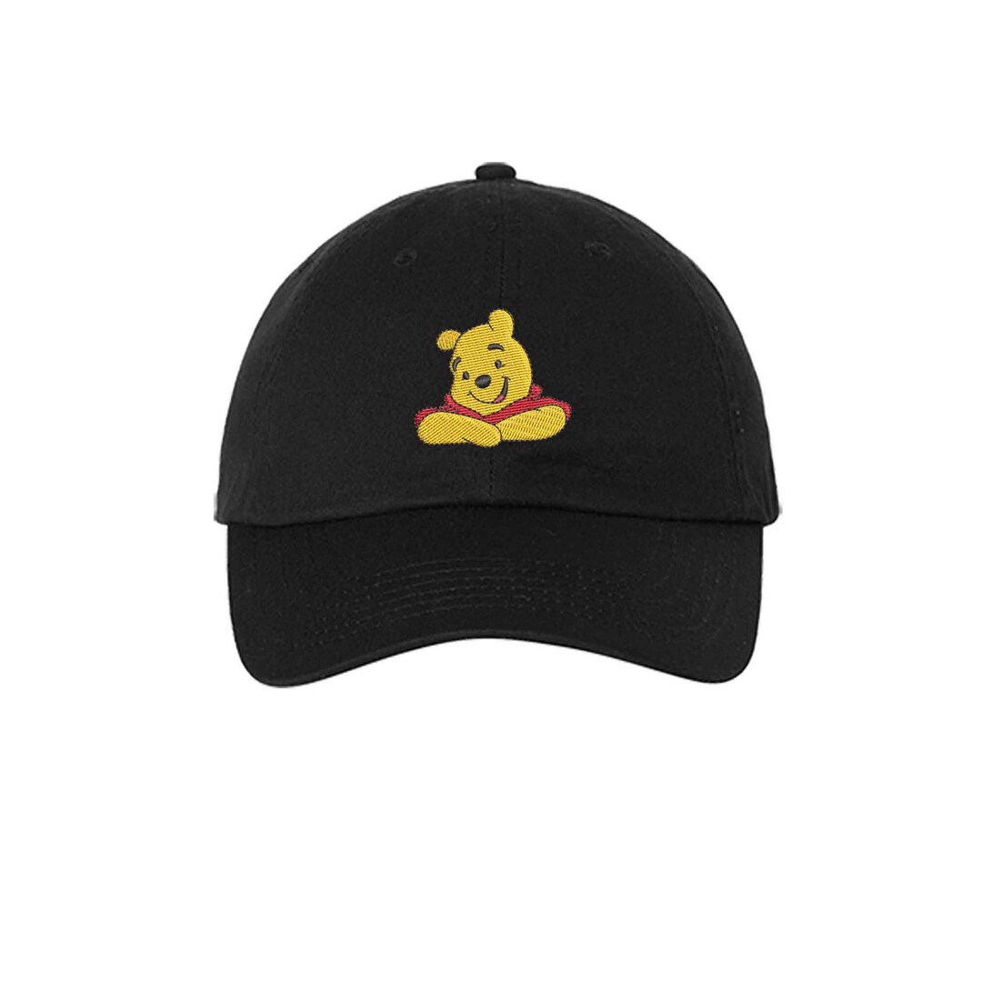 Pooh Hat Adult Kid Sizes, Pooh Friends, Pooh Bear Embroidered Hat ...