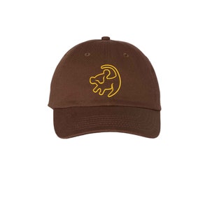 Simba Outline Embroidered Hat, Simba Hat, Disney Animal Kingdom, Lion ...