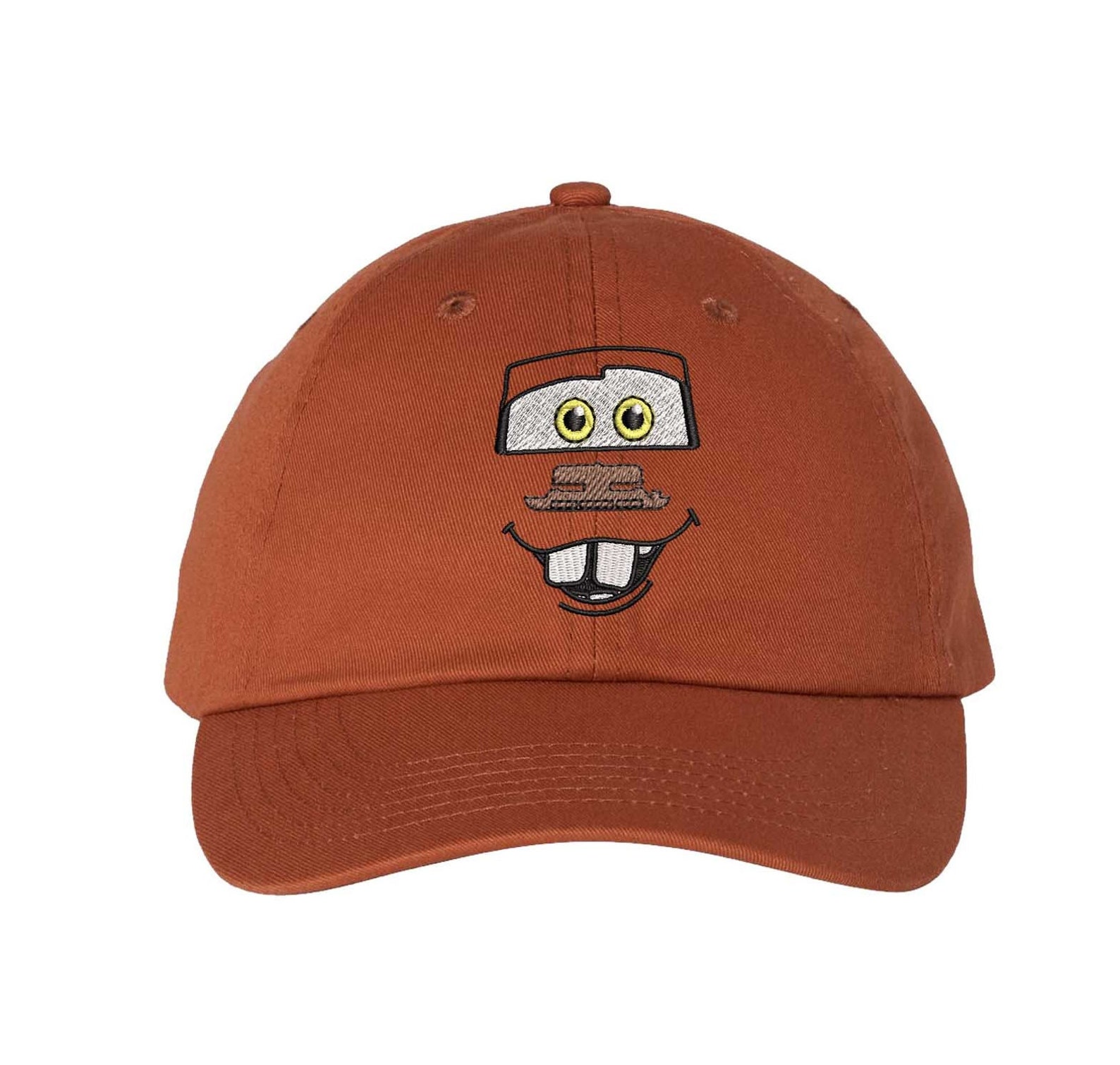 Cars Lightning Mcqueen Tow Mater Face Embroidered Hat Disneyland ...