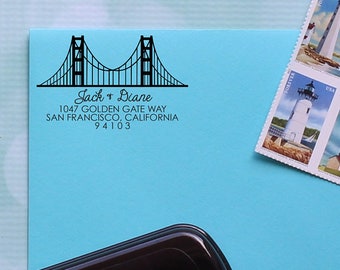 Golden Gate Stamp | Etsy