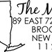 New York Address Stamp, Custom Address Stamp, State Address Stamp ...