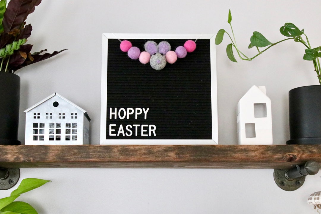 Easter Letter Board Garland, Easter Bunny Letter Board Accessories ...