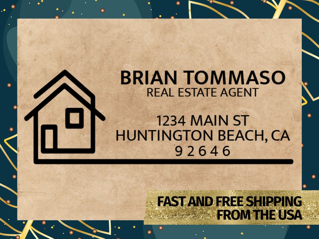 Real Estate Stamp, Realtor Stamp, Property Manager Stamp, Commercial ...