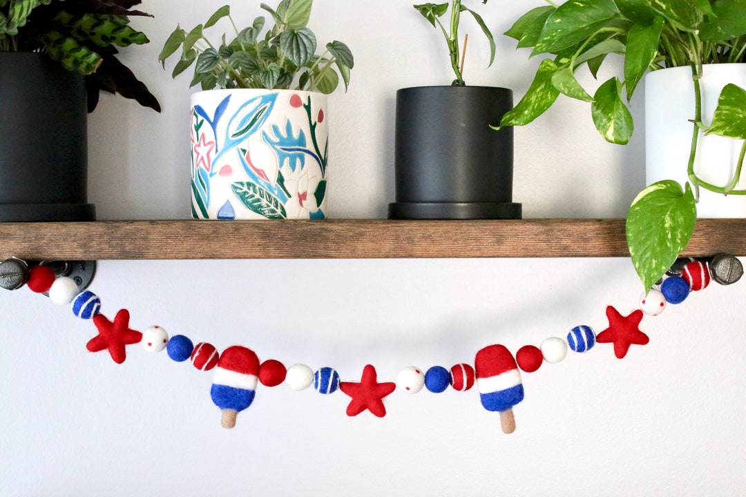 Summer Garland, 4th of July Garland, Fourth of July Garland ...