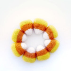 Felt Candy Corn, Halloween Felted Candy Corn, Halloween Felt Shapes ...