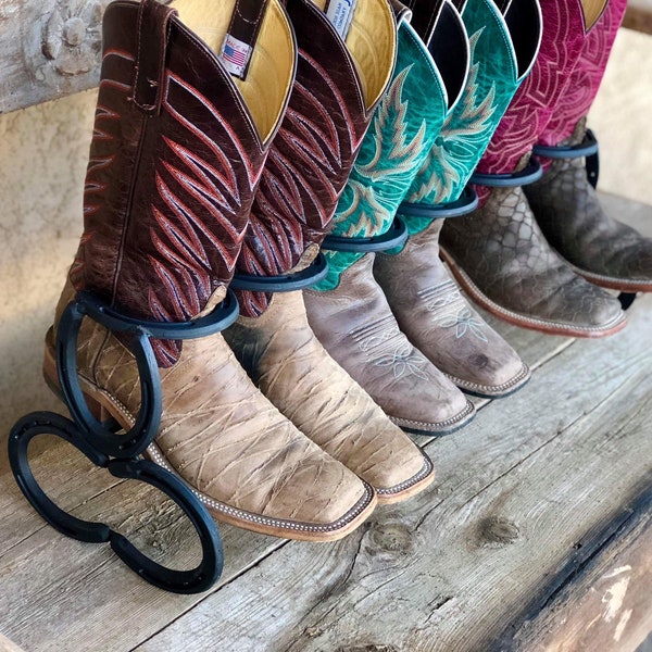 Horseshoe Boot Rack - Etsy