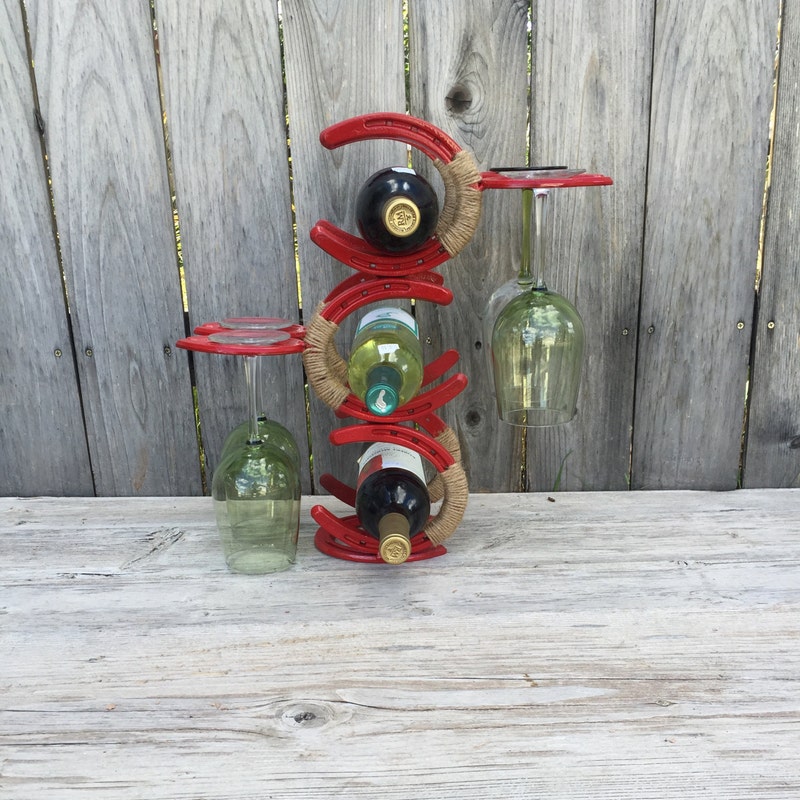 Rustic Wine Rack - Etsy