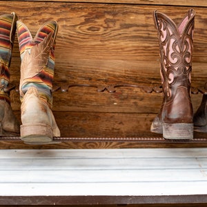 Horseshoe Boot Rack. Boot Rack, Boot Storage, Cowboy Boot Organizer ...