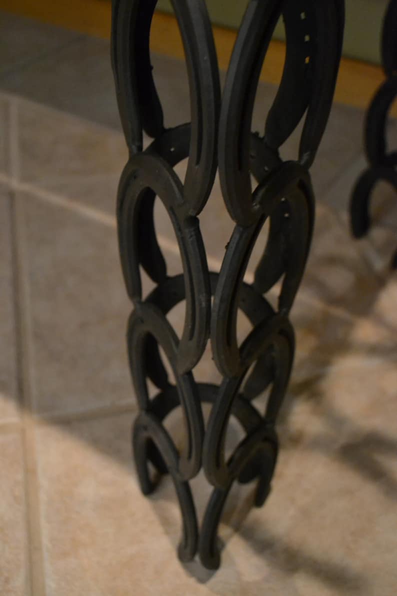 Horseshoe Bench, Bench, Horseshoe Art, Home Decor, Western Decor ...