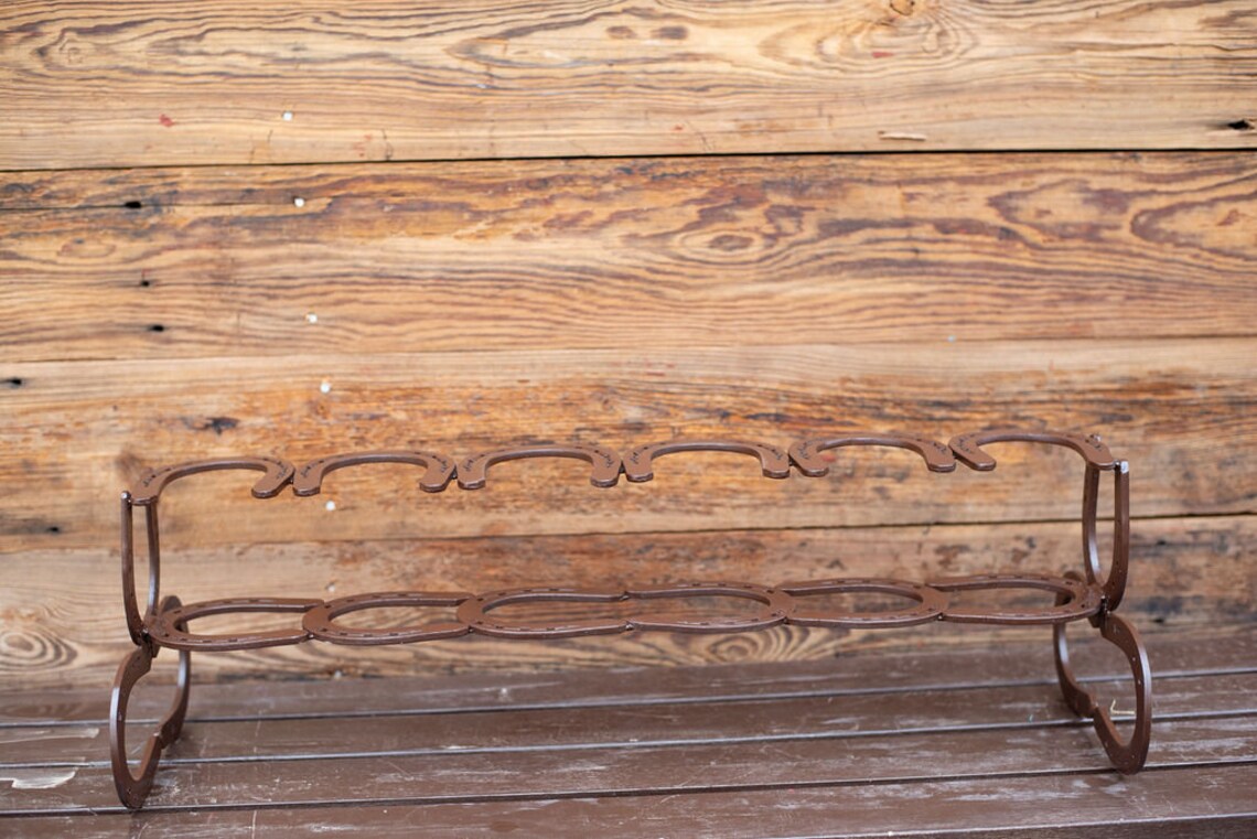 Horseshoe Boot Rack Boot Rack Rustic Boot Rack Brown | Etsy