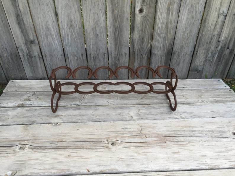 Horseshoe Boot Rack Boot Rack Rustic Boot Rack Brown | Etsy