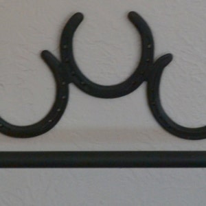 Horseshoe Towel Rack, Horseshoe Art, Horseshoe Decor, Horse Blanket ...