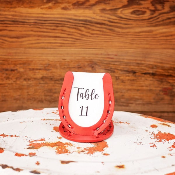 Horseshoe Table Number - Etsy