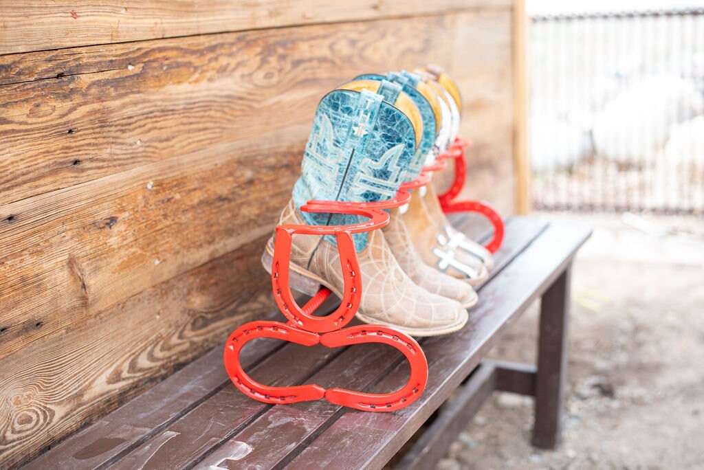 Boot Rack Boot Storage Horseshoe Boot Rack Rustic Boot | Etsy