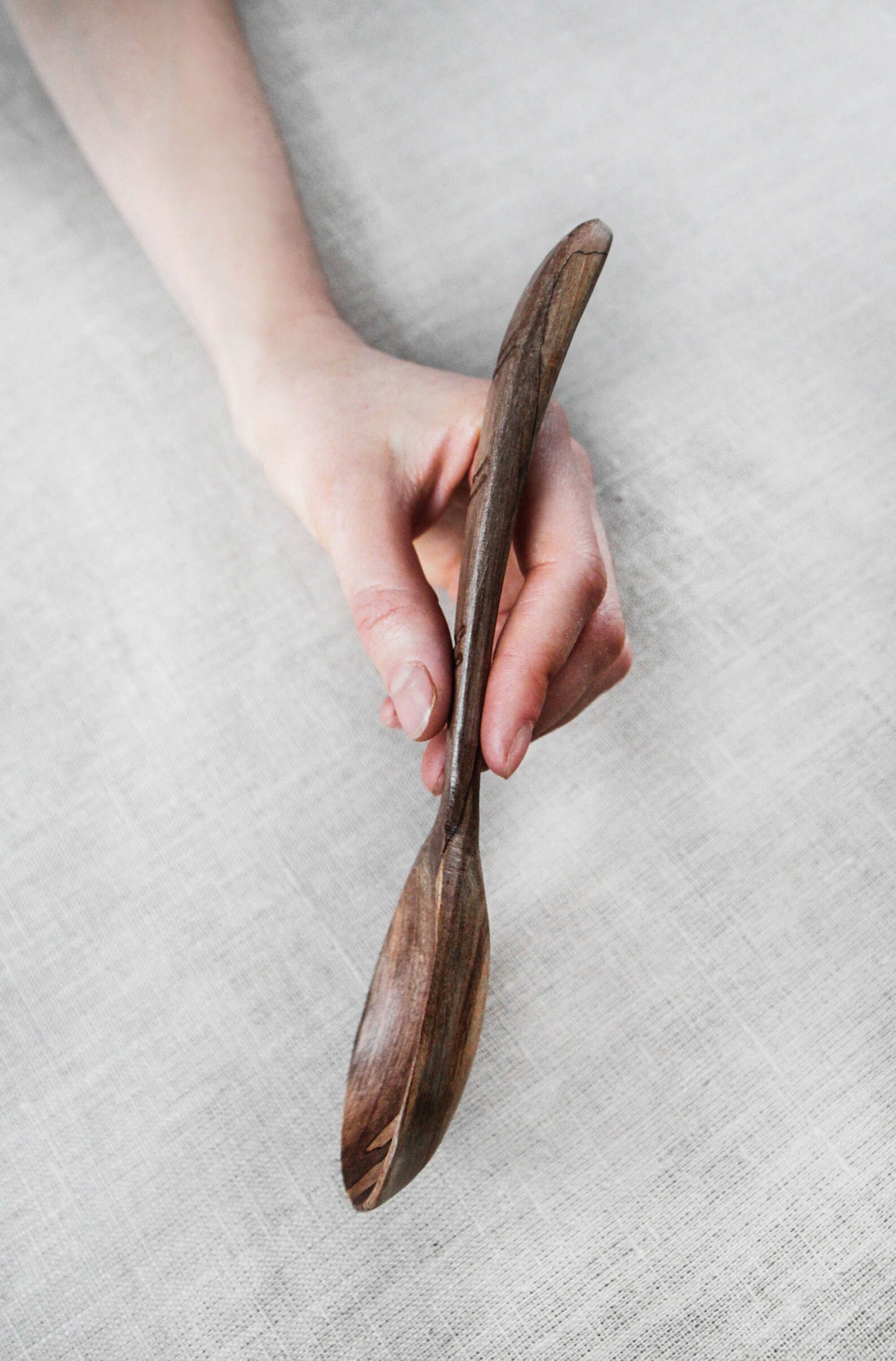 Walnut wooden spoons. Soup spoons. Deep spoons | Etsy