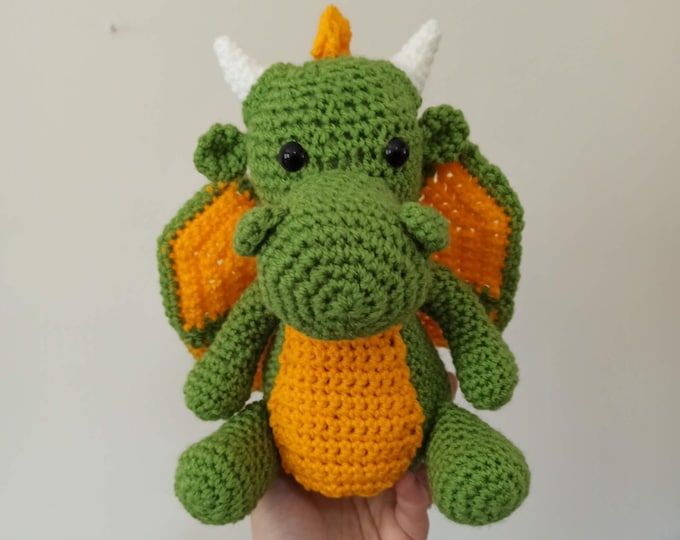 Guardian the Dragon PDF Crochet Pattern by Creationsbygems - Etsy Canada