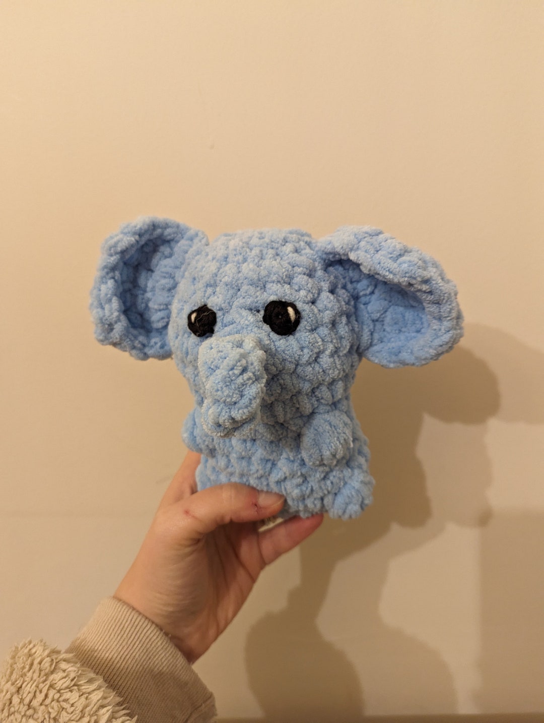 Cuddly Elephant Soft Toy, Plush Toy, Crochet Elephant - Etsy