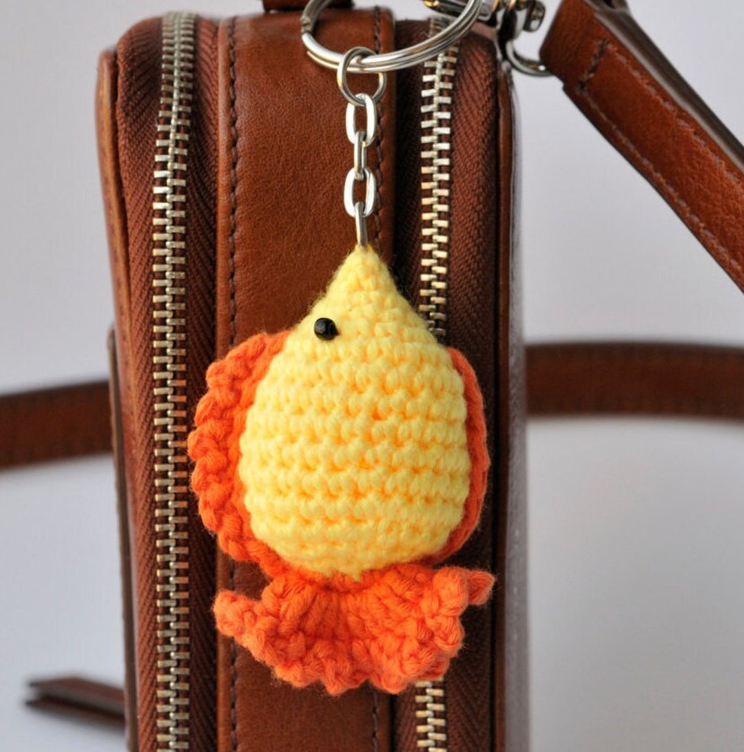 Goldfish Keychain PDF Crochet Pattern Accessories Fish Pattern - Etsy
