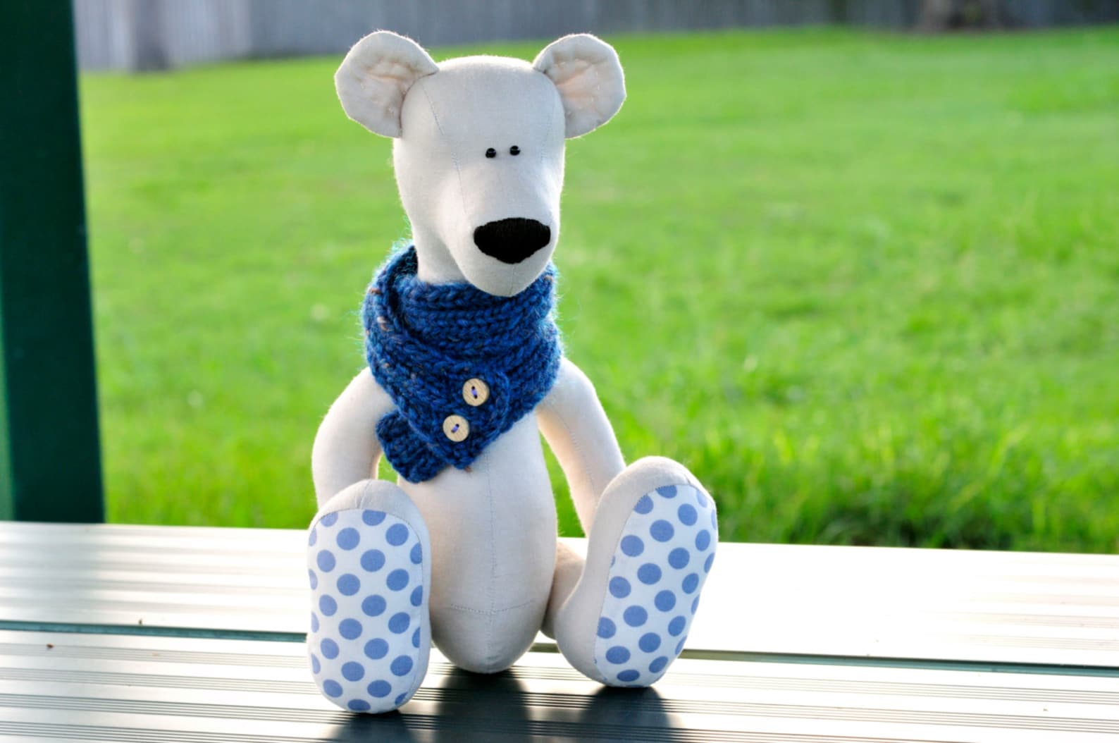 Polar Bear Teddy PDF Soft Toy Sewing Pattern Plushie - Etsy