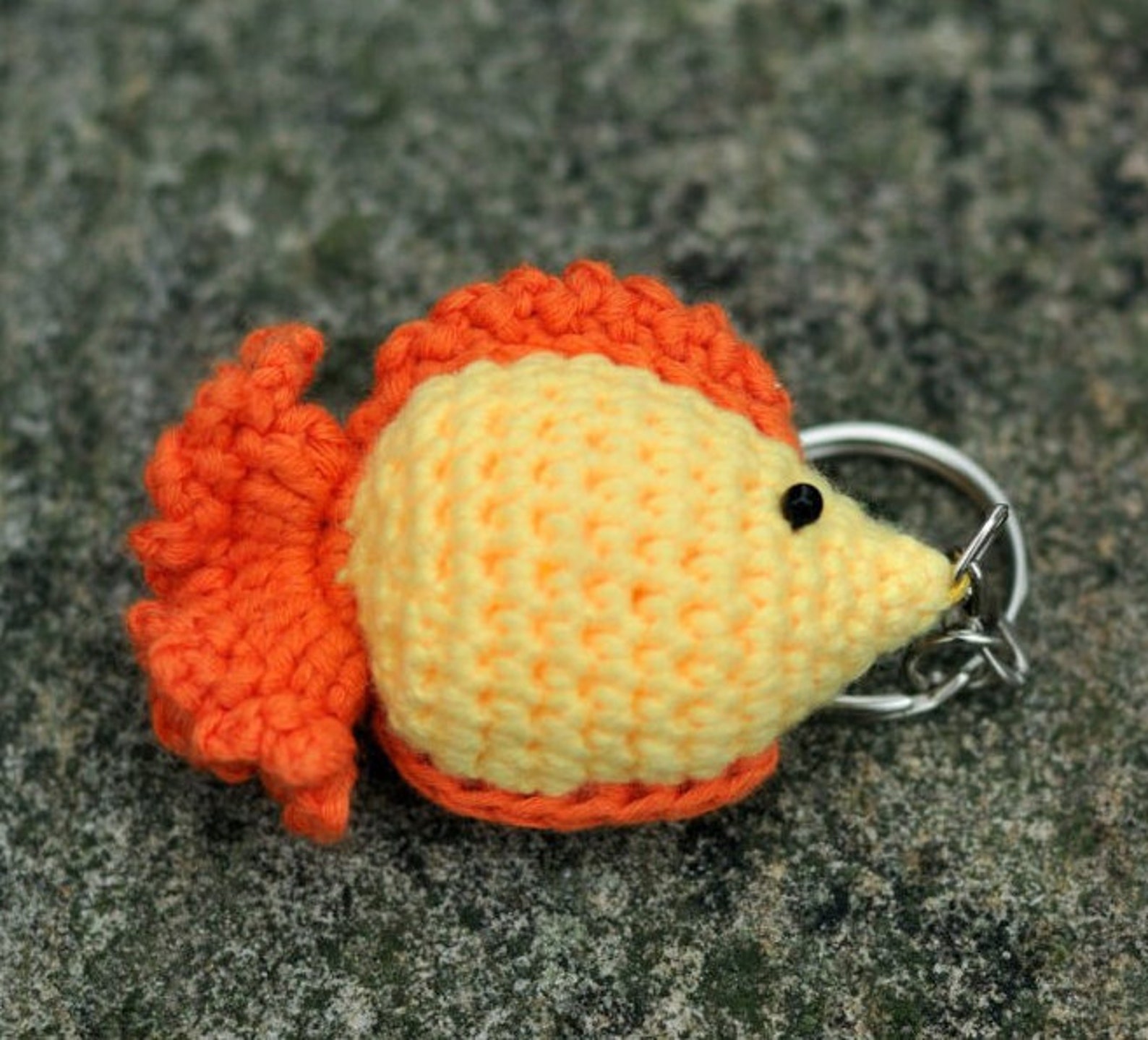 Goldfish Keychain PDF Crochet Pattern Accessories Fish Pattern - Etsy