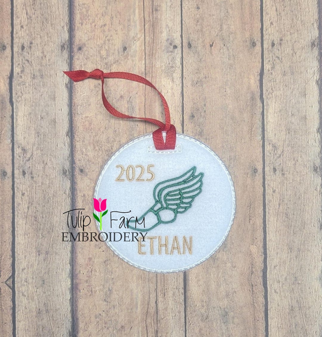 Track and Field - Cross Country Personalized Ornament, Track Felt ...