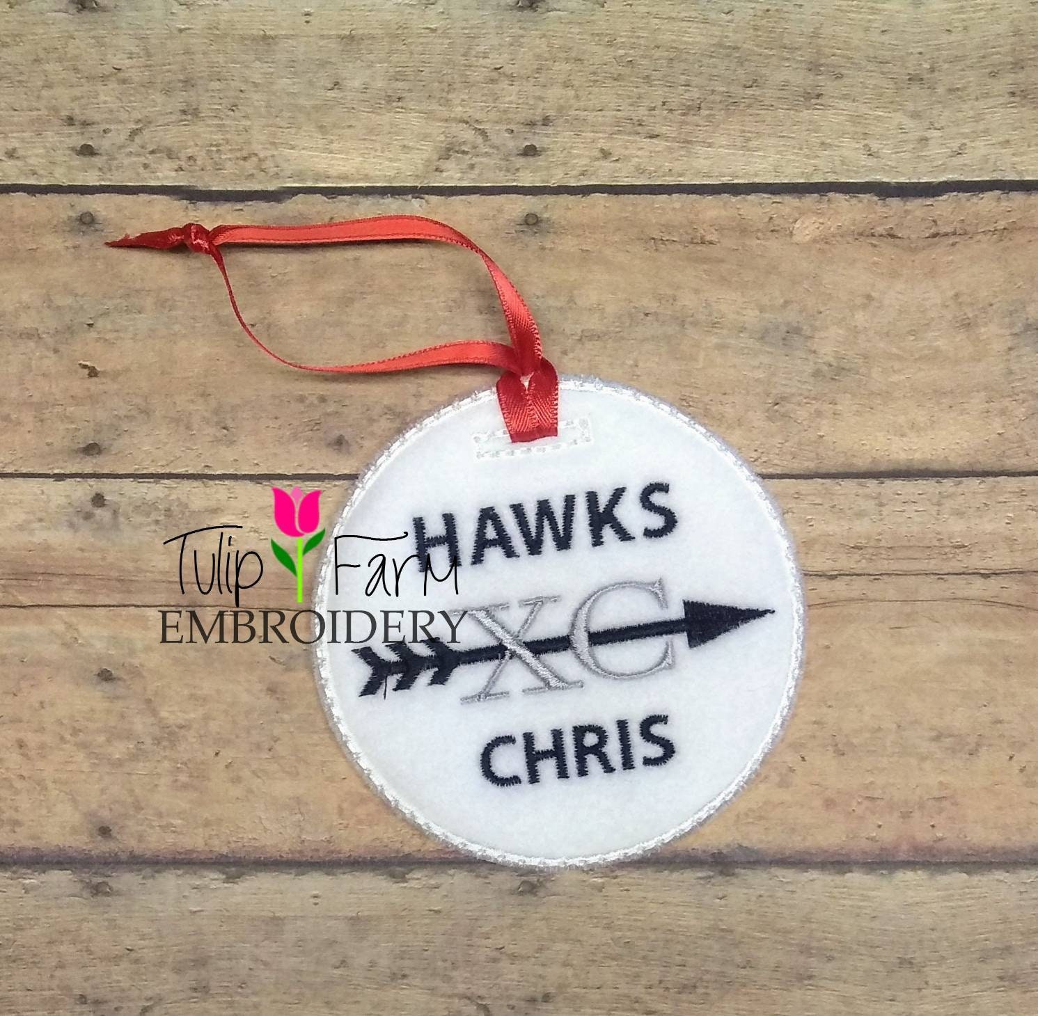 Cross Country Personalized Ornament, XC Felt Ornament, Custom Track ...