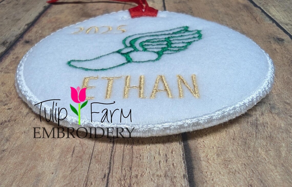 Track and Field - Cross Country Personalized Ornament, Track Felt ...