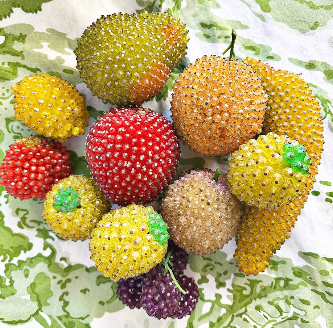 Vintage Beaded Fruit, Collection - Etsy