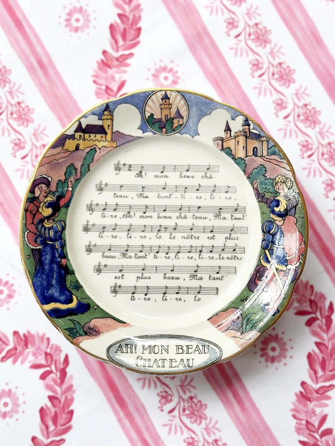 French Nursery Rhyme Plates Chansons Et Ronde - Etsy