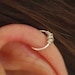 Gold Nose Ring, Wire Wrapped Nose Ring, Nose Ring Hoop, Thin Nose Ring ...